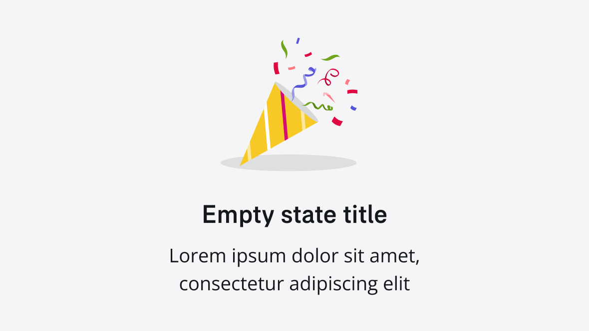 Empty state | AIA Design
